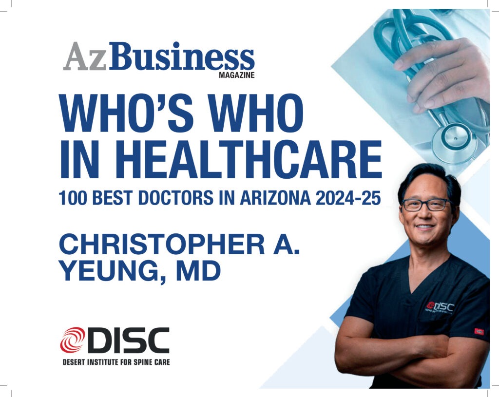 Christopher A. Yeung, M.D. | Desert Institute for Spine Care