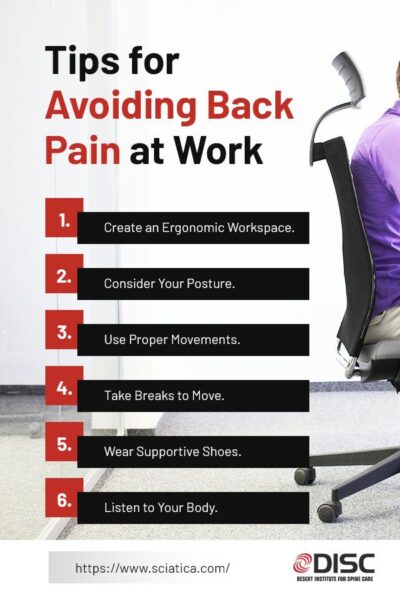 Tips for Dealing With Back Pain at Work | DISC of Arizona
