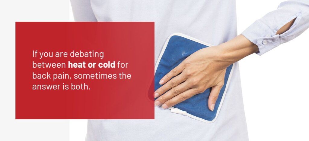 Is Ice or Heat Better for Treating Back Pain? | DISC