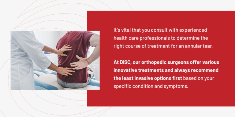 Treatment Options for Annular Tears - Desert Institute for Spine Care