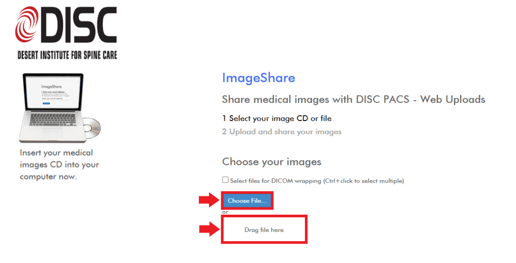 Imaging Upload Portal | Desert Institute for Spine Care